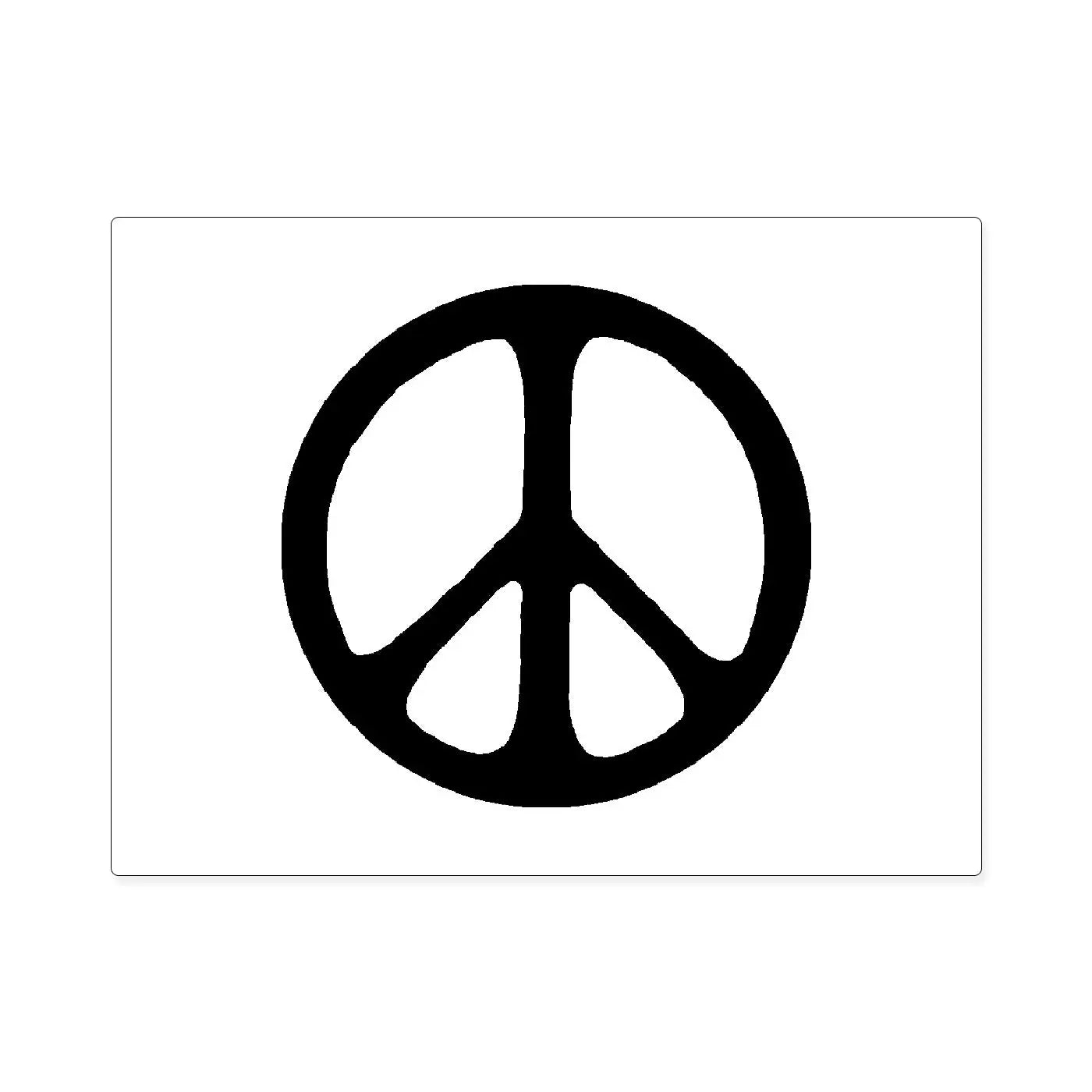 Classic Peace Sign Sticker – Hippie Shop