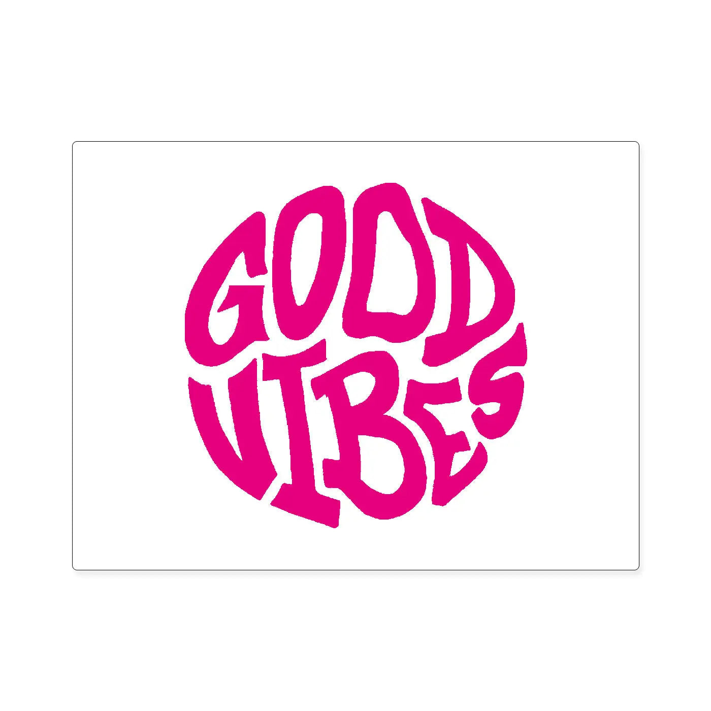 Good Vibes Sticker – Hippie Shop