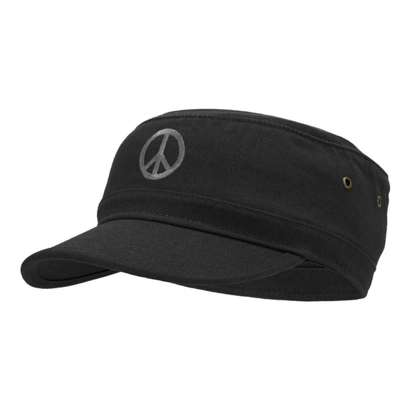 Peace Army Cap | Military Hippie Hat – Hippie Shop